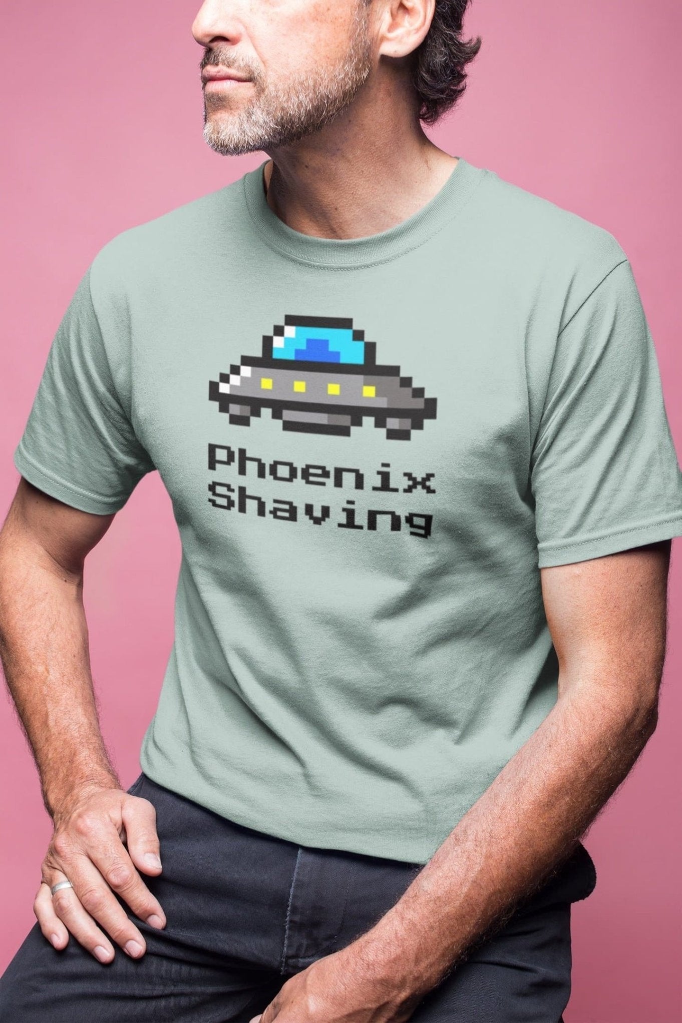 8 Bit Phoenix Shaving Short-Sleeve Unisex T-Shirt