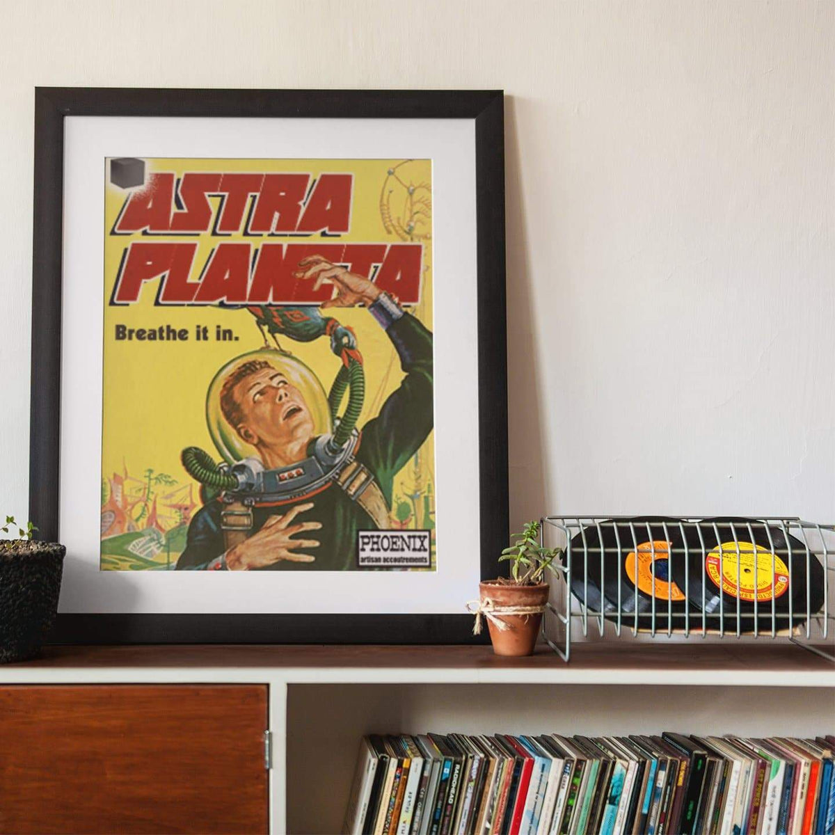 Astra Planeta Framed Print ~ Breathe it in. — Phoenix Shaving