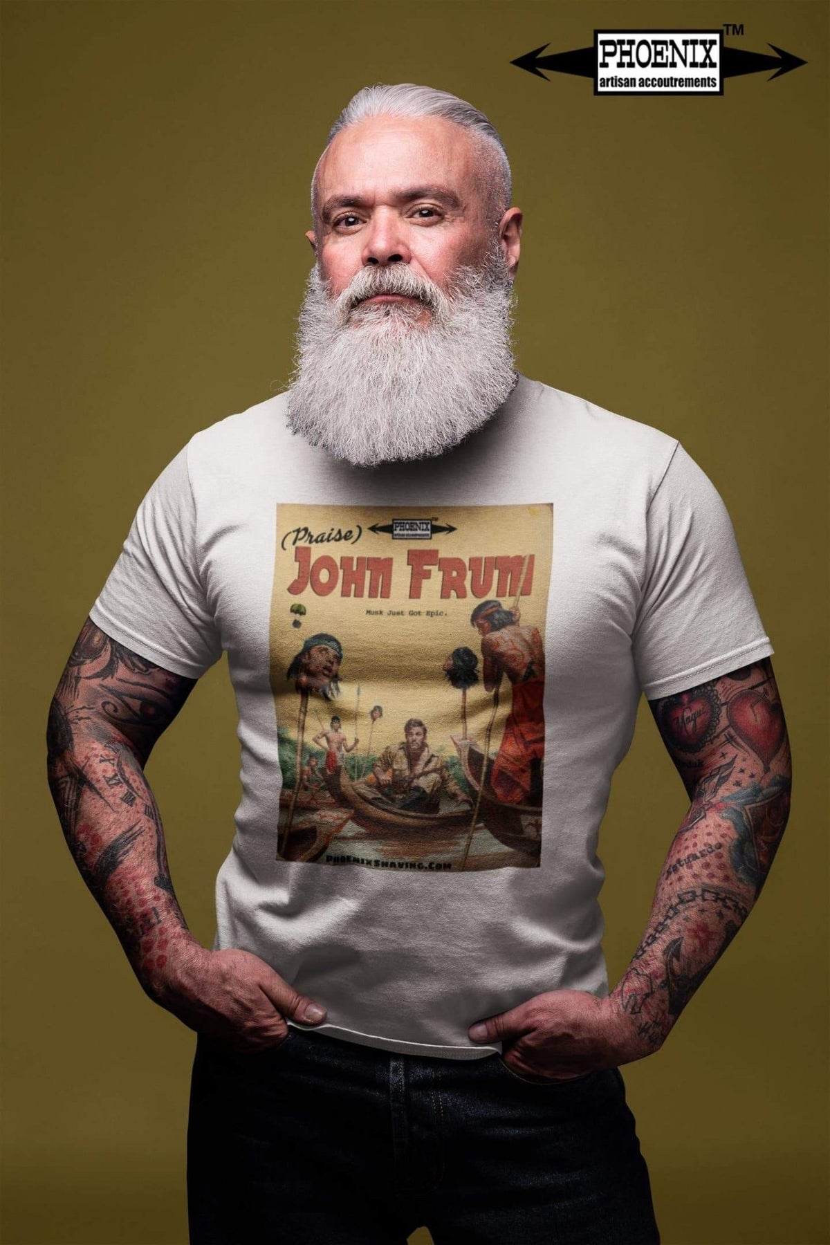 John Frum Cannibal Run Short-Sleeve Unisex T-Shirt — Phoenix Shaving