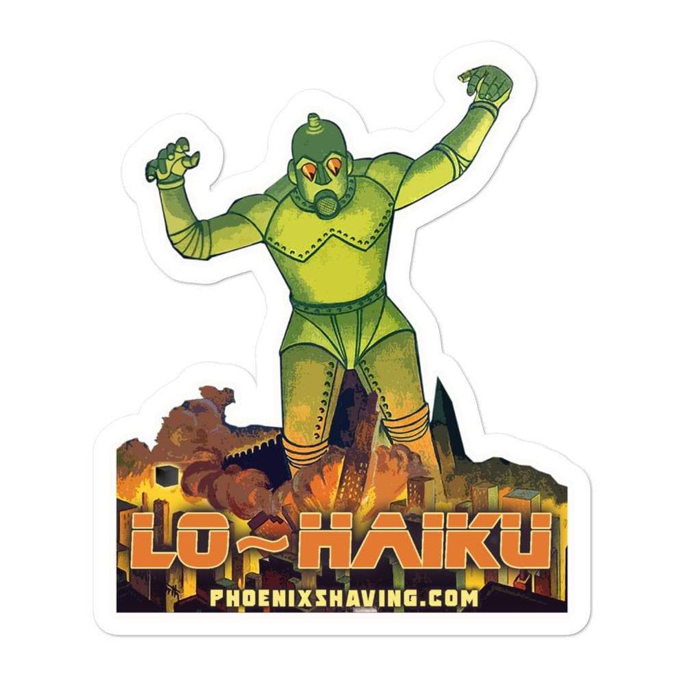 Lo - Haiku Vinyl Sticker | 3 Sizes — Phoenix Shaving