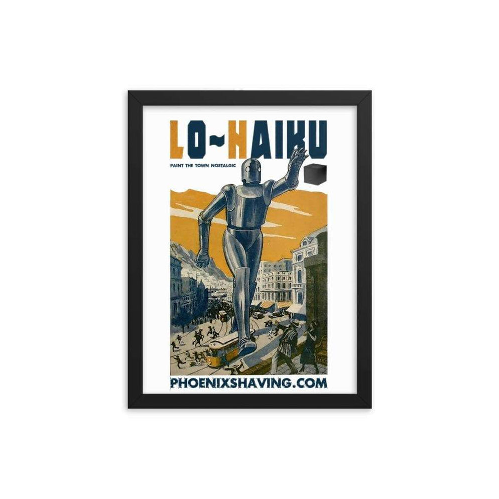 Lo~Haiku Framed Print | Epic Sci-Fi Shave Art — Phoenix Shaving
