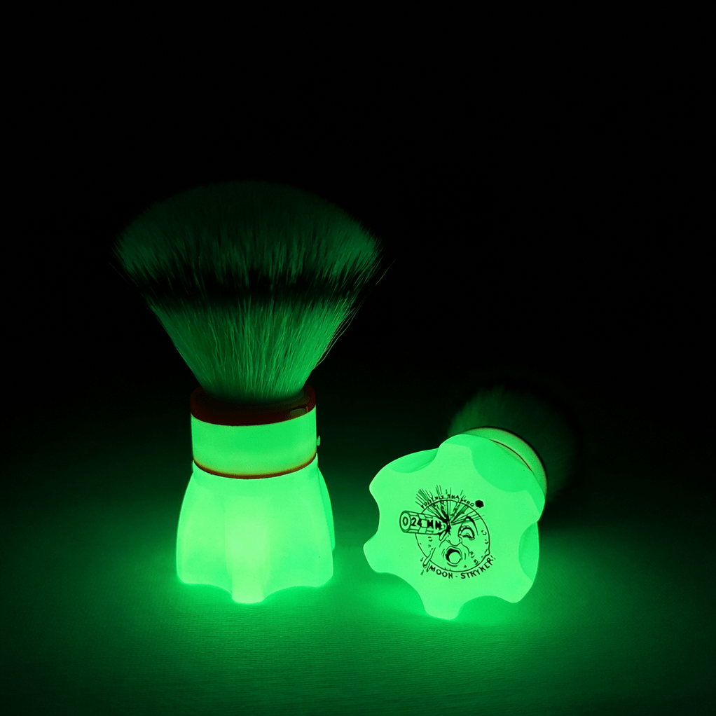 Moon Stryker GLOW 24mm Snickle Synth Hybrid Brush Glow In The Dark ...