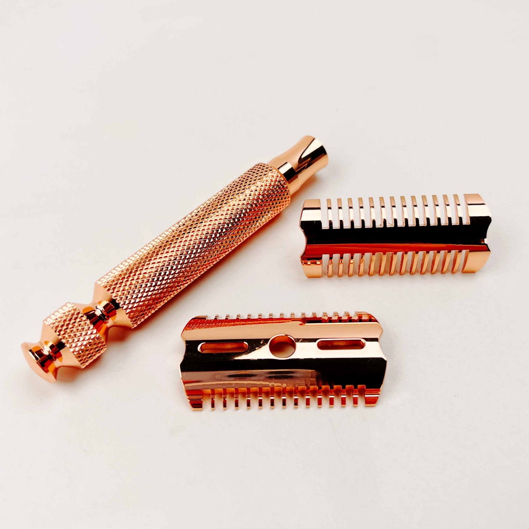 The Copper Ascension Twist-Adjustable Double Open Comb Safety Razor ...